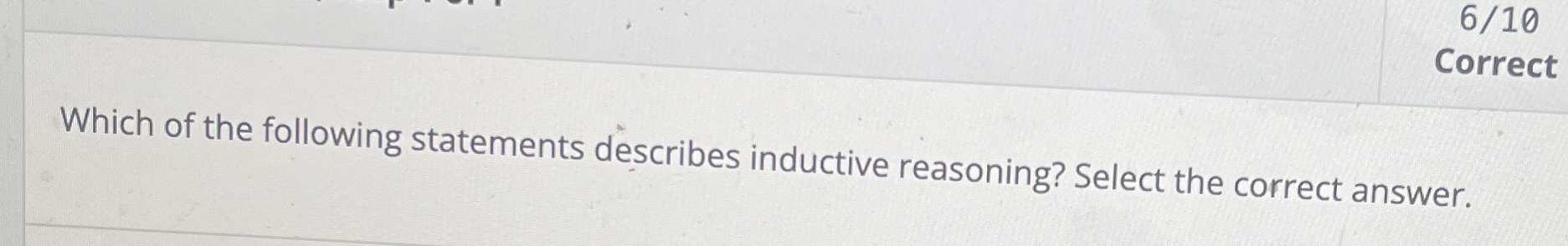 Solved Which of the following statements describes inductive | Chegg.com