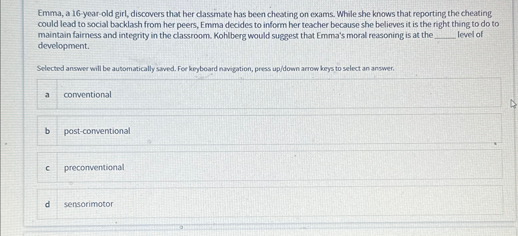 Solved Emma, a 16-year-old girl, discovers that her | Chegg.com