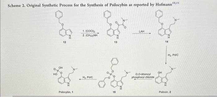 Solved Scheme 2. Original Synthetic Process for the | Chegg.com