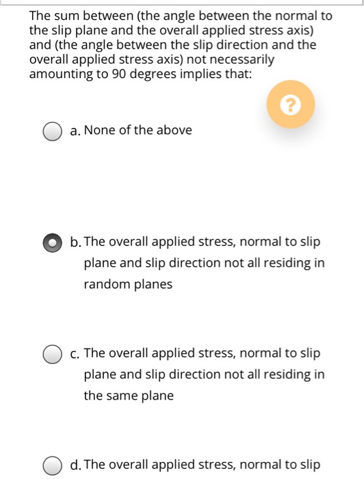 Solved The sum between (the angle between the normal to the | Chegg.com