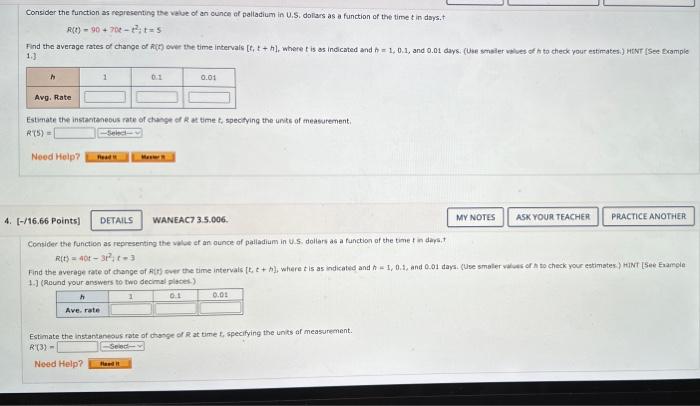 Solved Estimate f(8). f(8)= [-/16.66 Points] WANEAC7 | Chegg.com