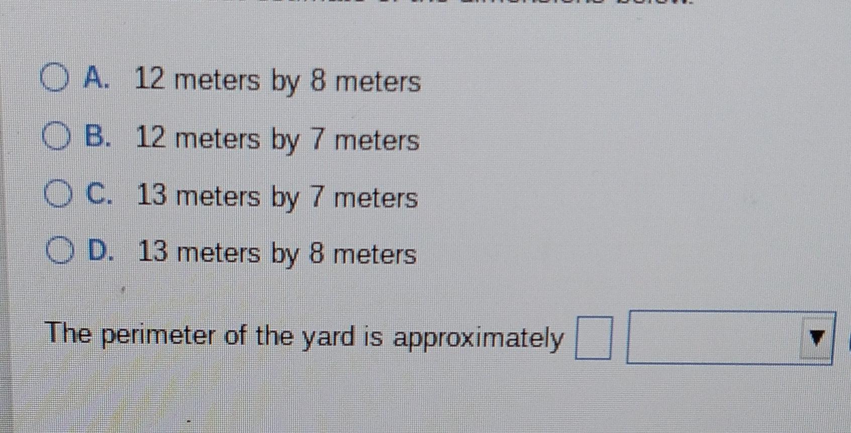 Solved A rectangular A rectangular yard has a length of | Chegg.com