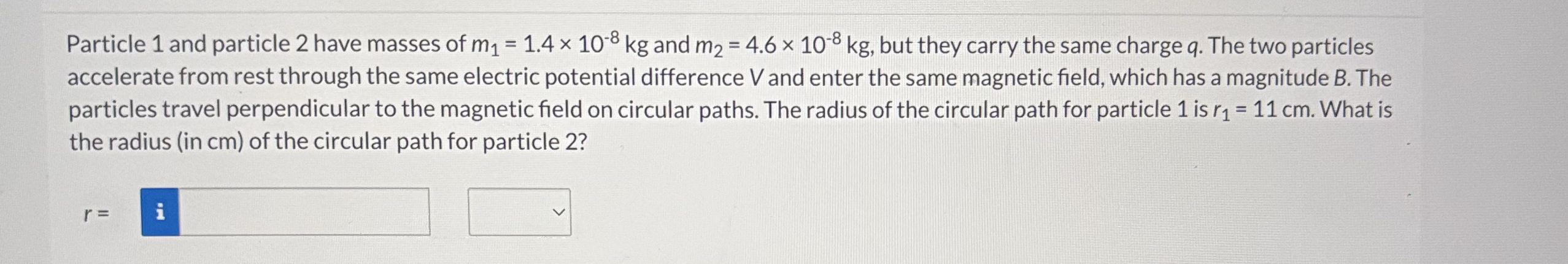 Solved Particle 1 ﻿and particle 2 ﻿have masses of | Chegg.com