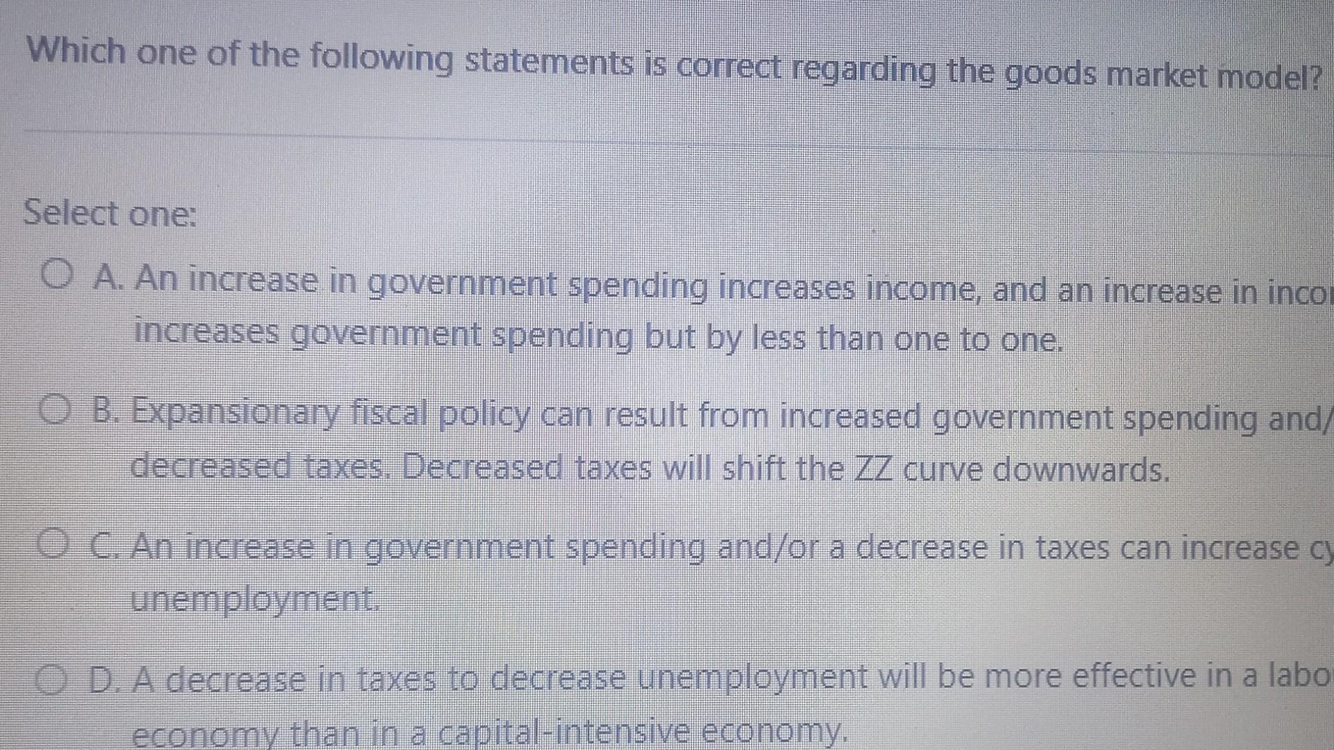 Solved Which one of the following statements is correct | Chegg.com