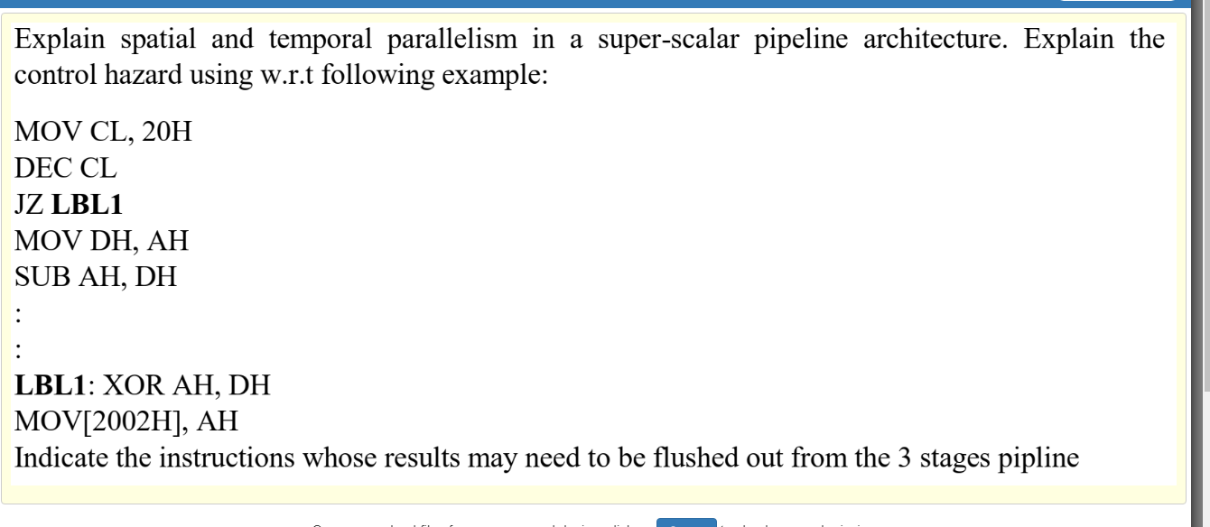 Solved Explain spatial and temporal parallelism in a | Chegg.com