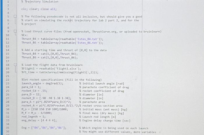 clc; clear; close all; \% The following pseudocode is | Chegg.com