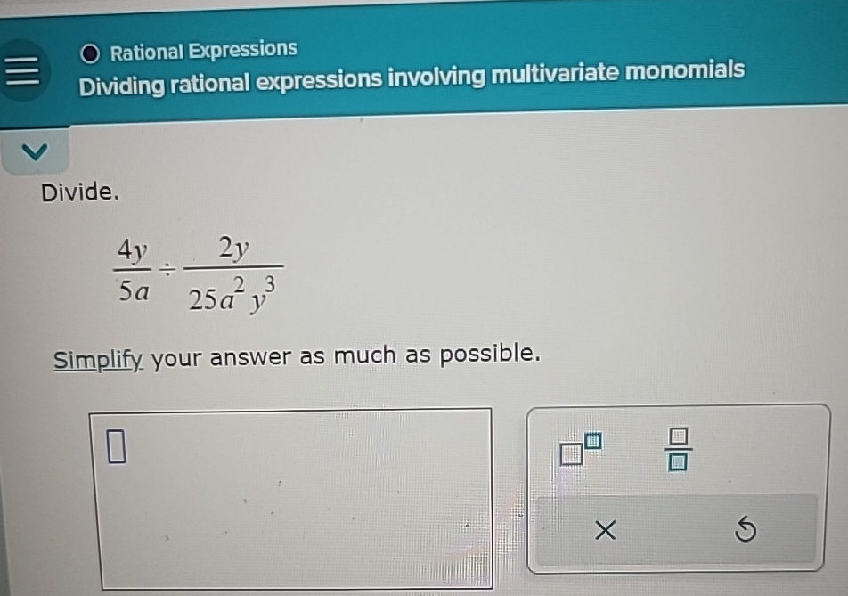 Solved Rational ExpressionsDividing rational expressions | Chegg.com