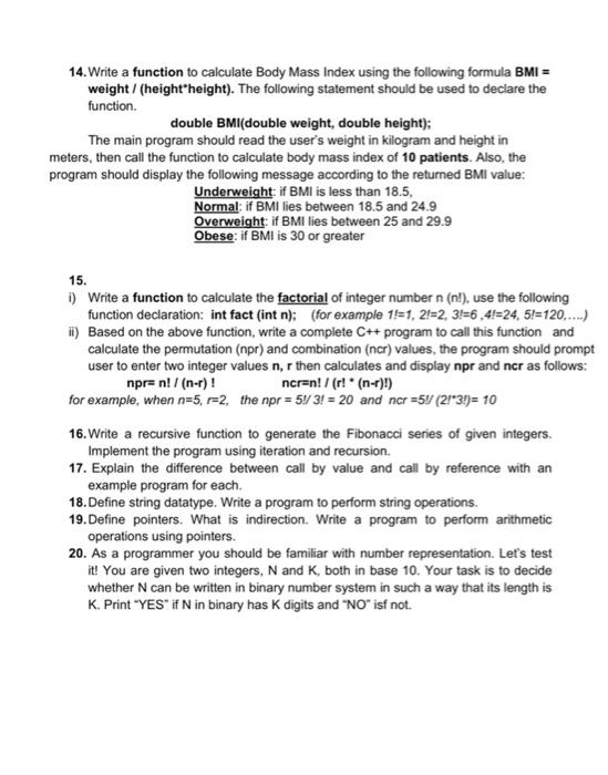Solved Computer Programming I Assignment 1 Explain In