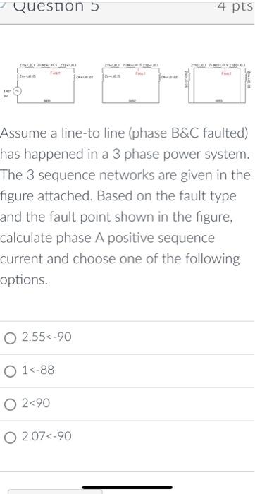 Solved Assume a line-to line (phase B&C faulted) has | Chegg.com