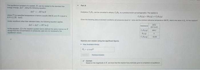 Solved ΔG=−ΩTh C3H7(c)+ZF(C)=C7H4(t) AQ=AC+BT=Q - Vire | Chegg.com