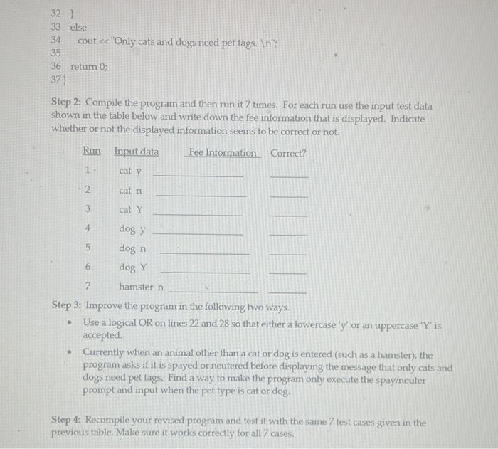 Solved Step 1: Add the following lab6.cpp program. Here is a | Chegg.com
