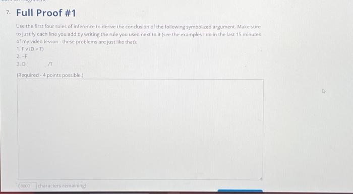 Use the first four rules of inference to derive the | Chegg.com