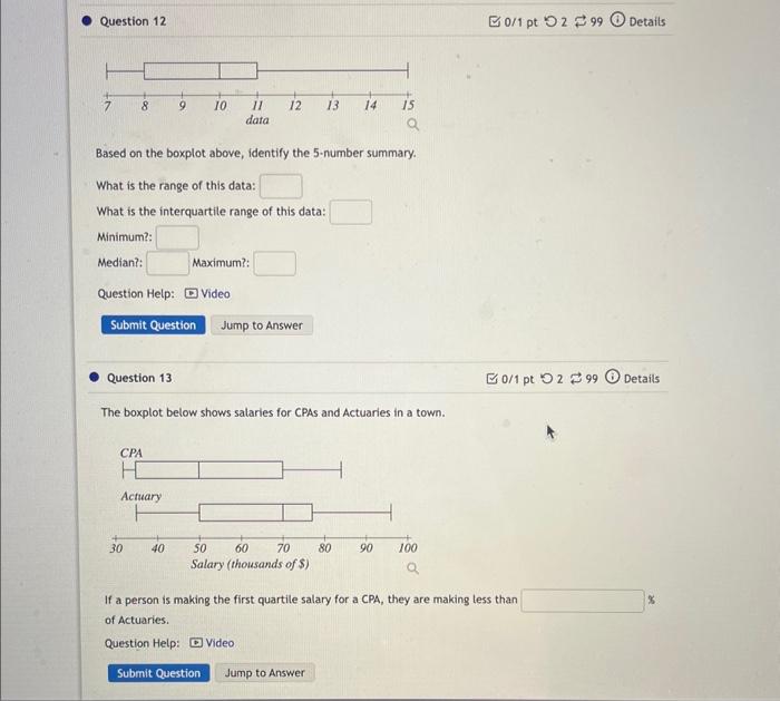 Solved Question 12 0/1 pt 52$99 Details Based on the | Chegg.com