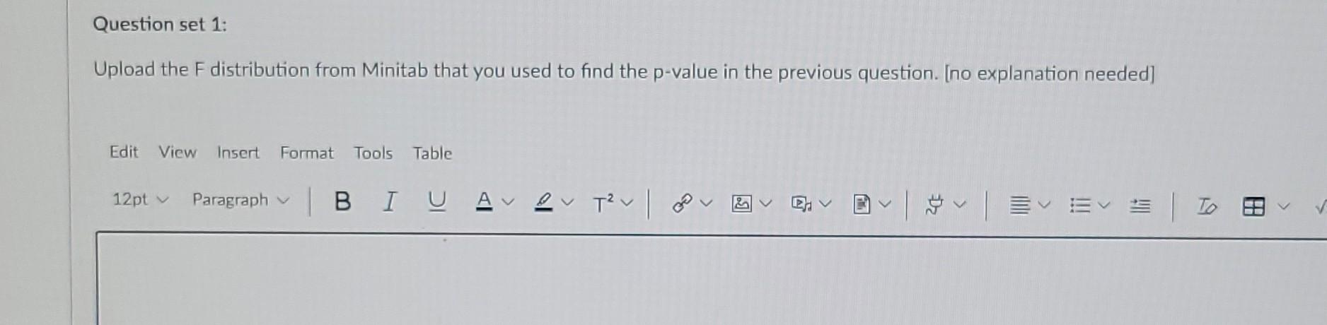 Solved Question Set 1: Completing an ANOVA Source Table | Chegg.com