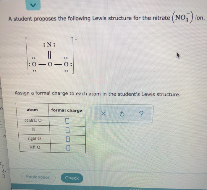 Solved A student proposes the following Lewis structure for | Chegg.com