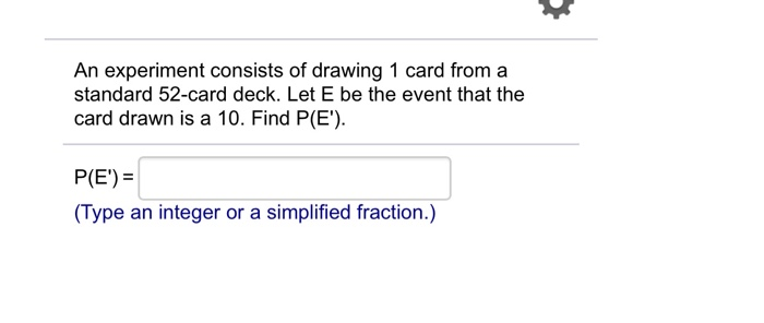 Solved An experiment consists of drawing 1 card from a | Chegg.com