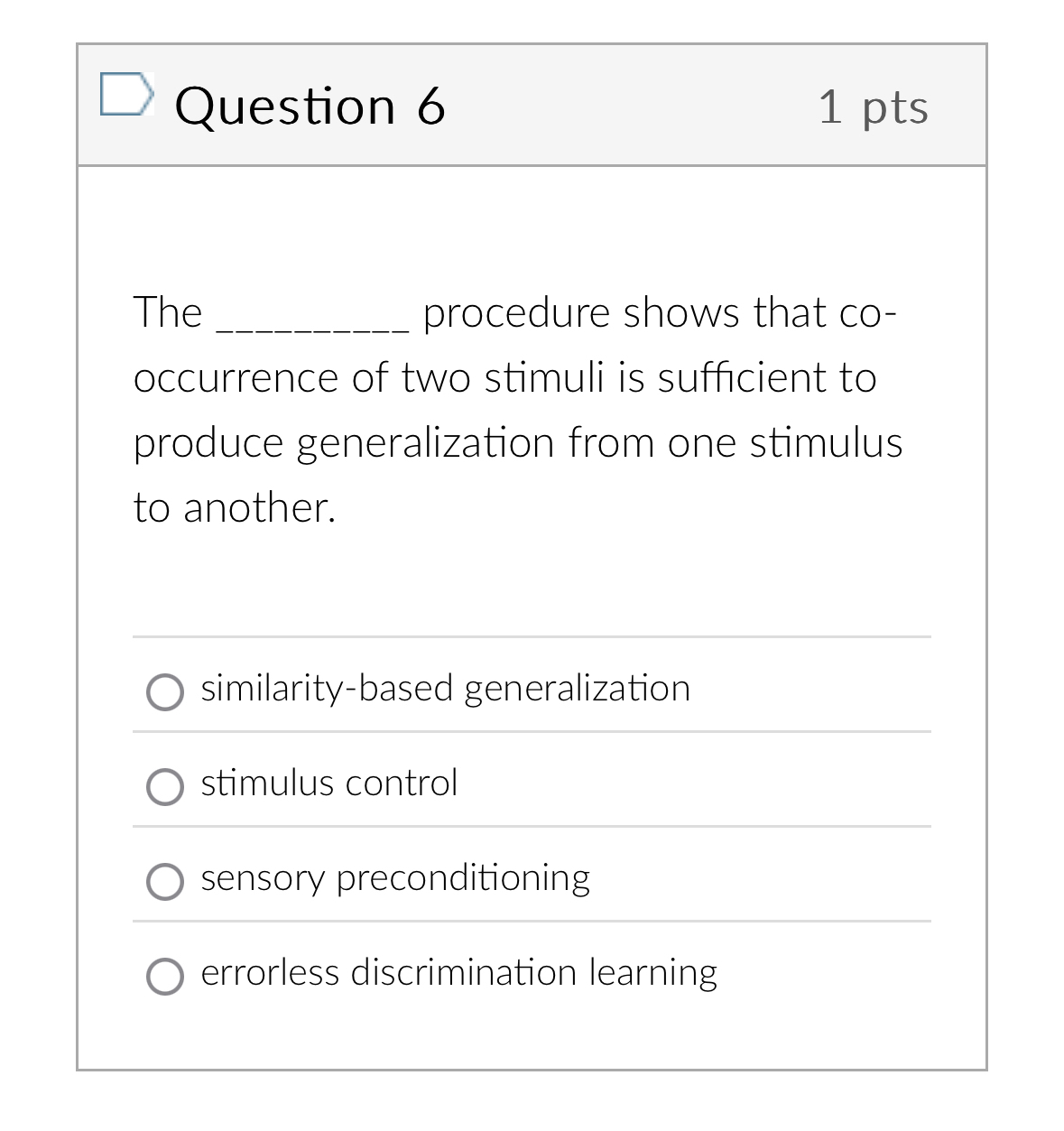 Solved Question 61 ﻿ptsThe procedure shows that | Chegg.com