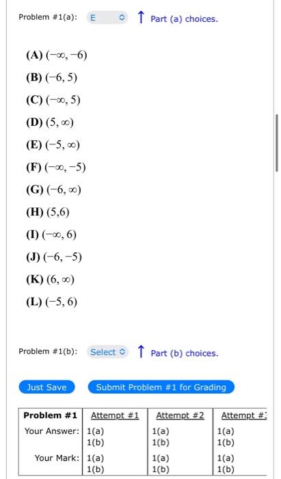 Solved Problem \#1: (a) Find the largest interval on which | Chegg.com
