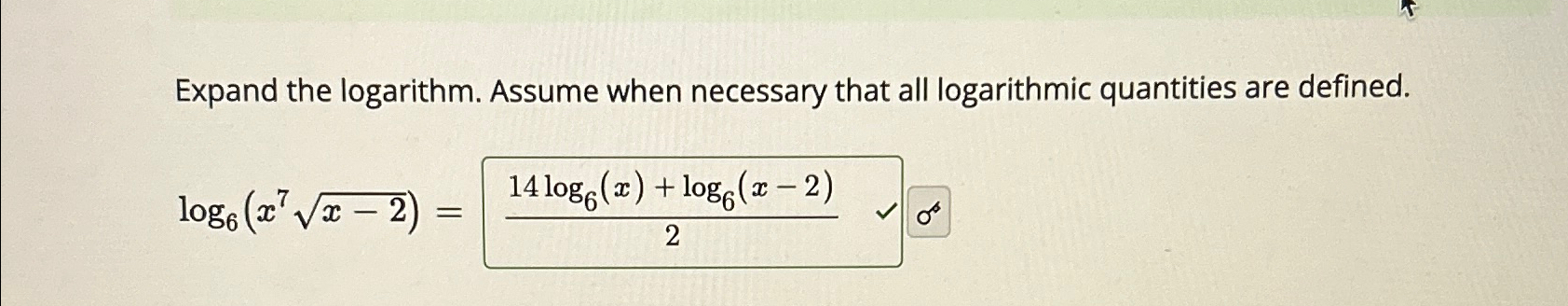 Solved Expand the logarithm. Assume when necessary that all | Chegg.com