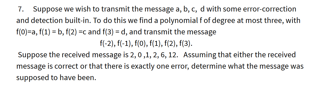 Solved Suppose we wish to transmit the message a, ﻿b, ﻿c, ﻿d | Chegg.com