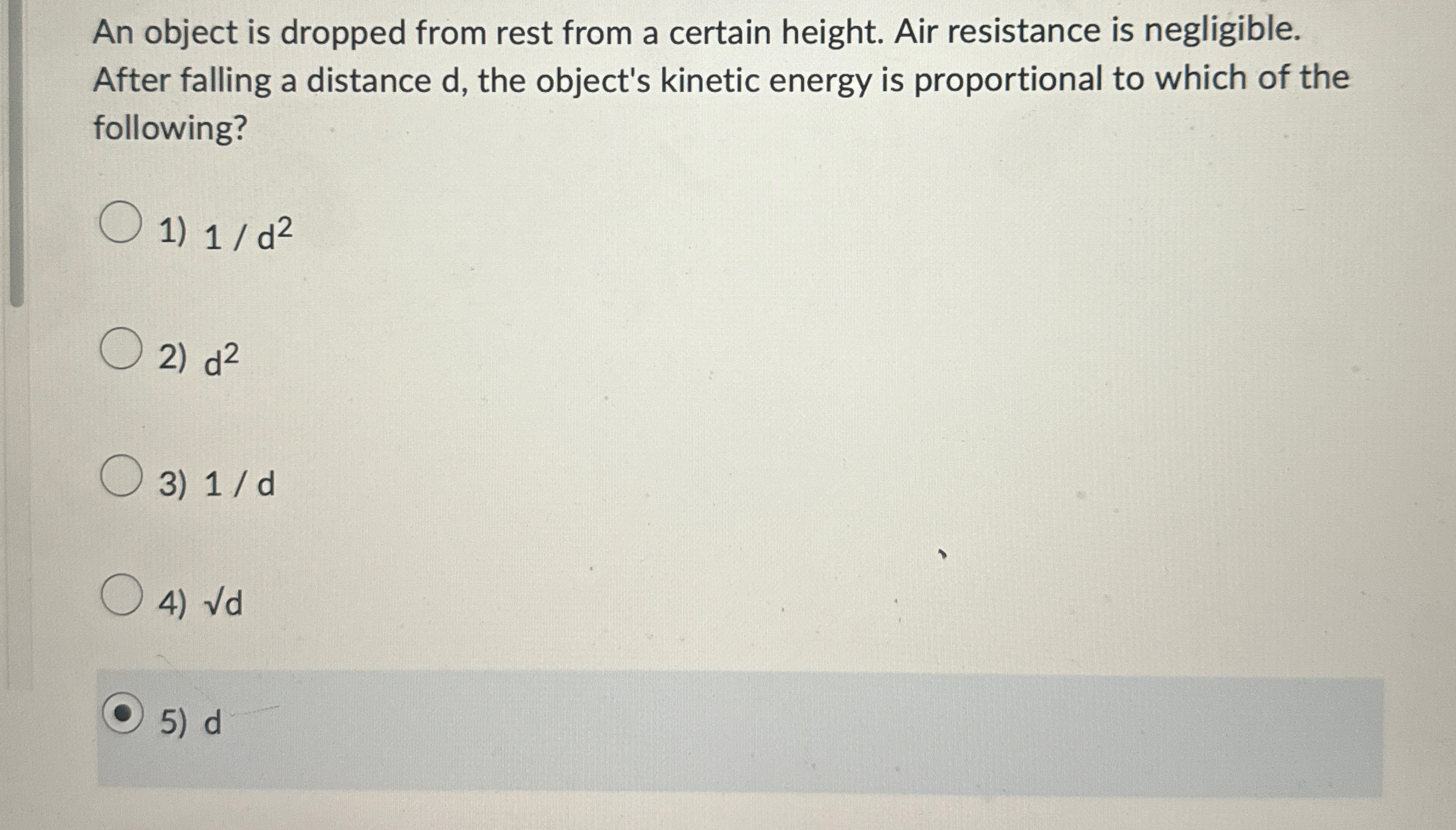 Solved An object is dropped from rest from a certain height. | Chegg.com