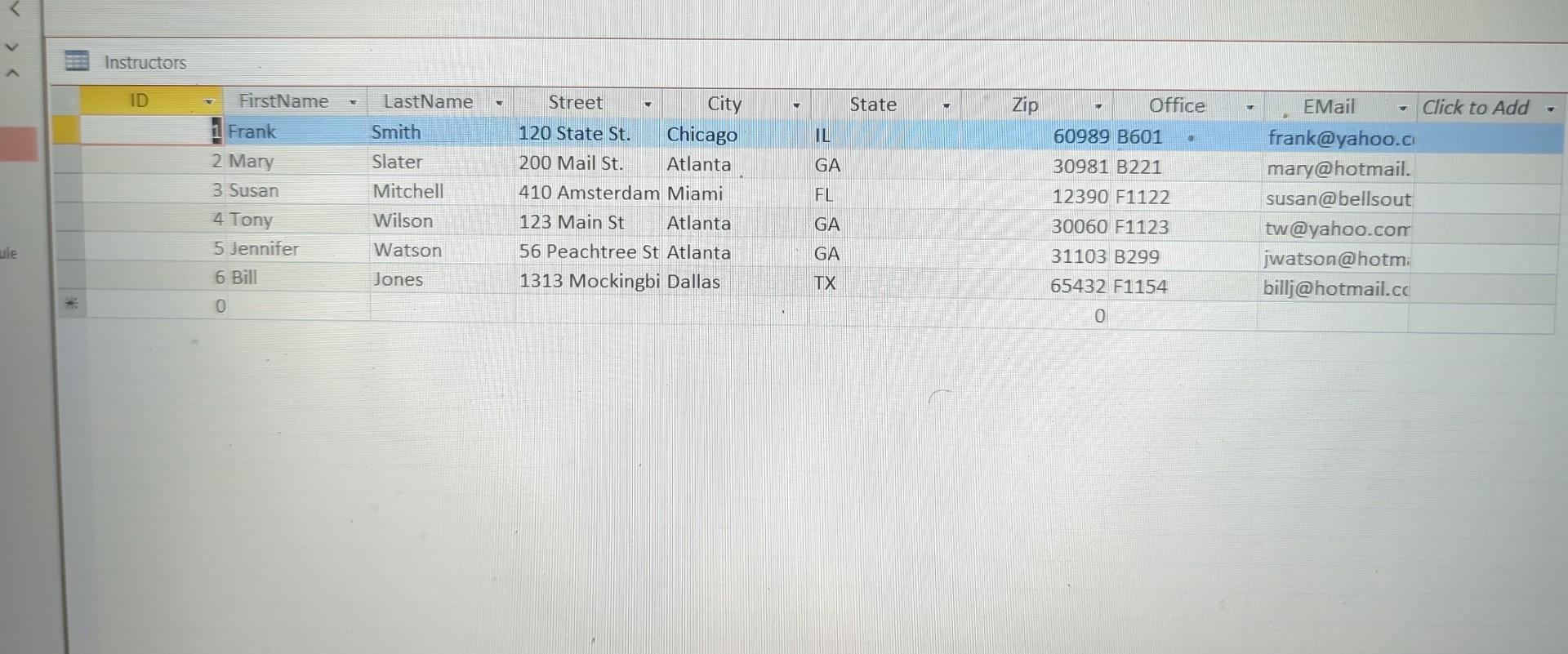 Solved Courses Table: SELECT CourseID, | Chegg.com