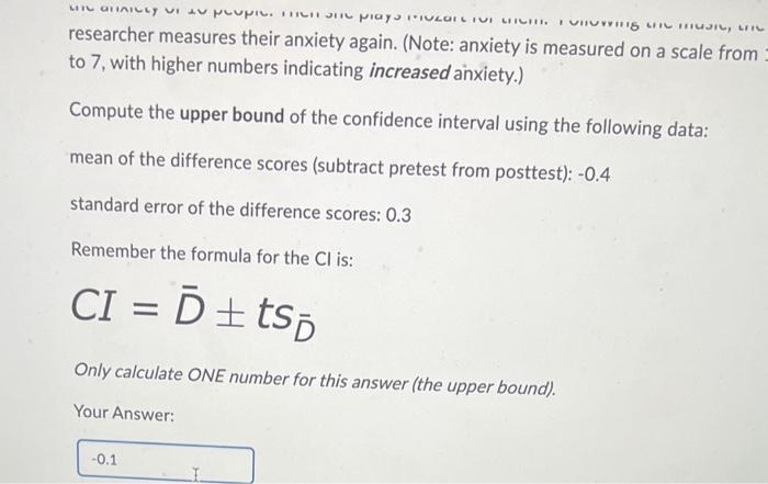 Would you reject the null hypothesis given your | Chegg.com