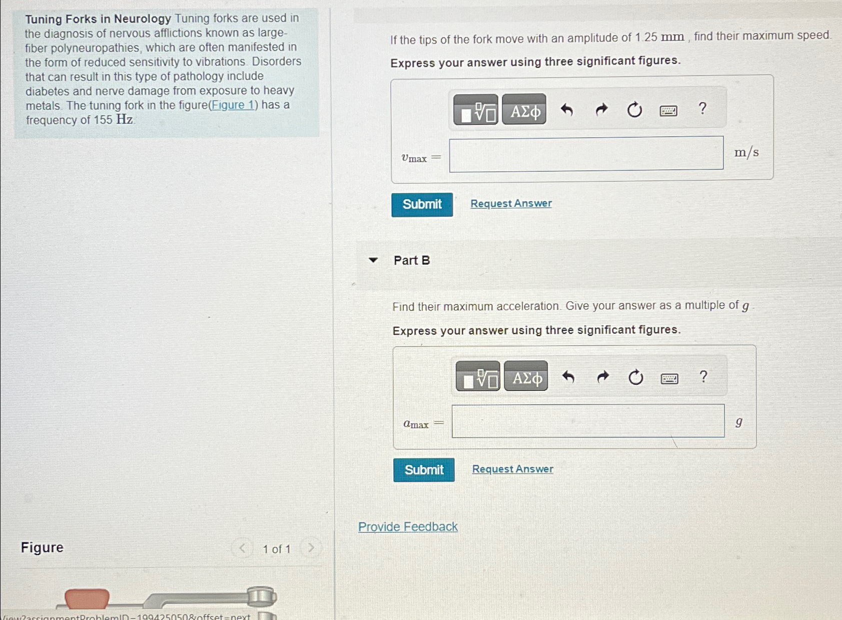 Solved Tuning Forks in Neurology Tuning forks are used in | Chegg.com