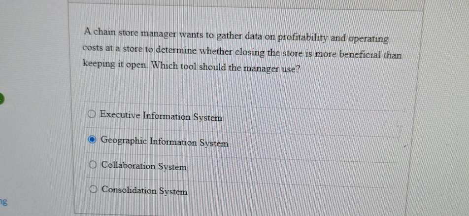 Solved A chain store manager wants to gather data on | Chegg.com