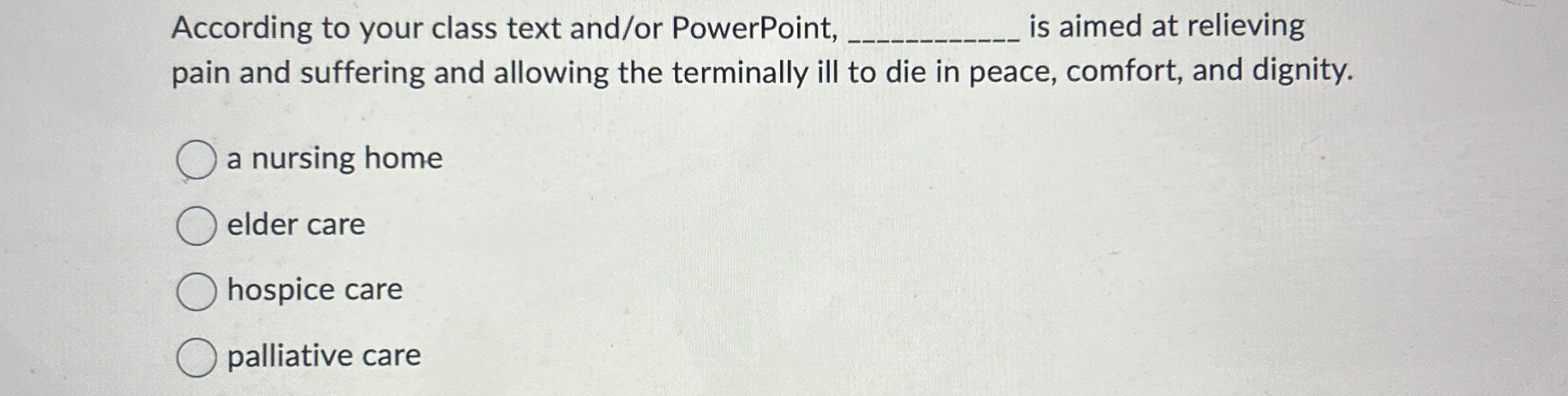 Solved According to your class text and/or PowerPoint, ﻿is | Chegg.com