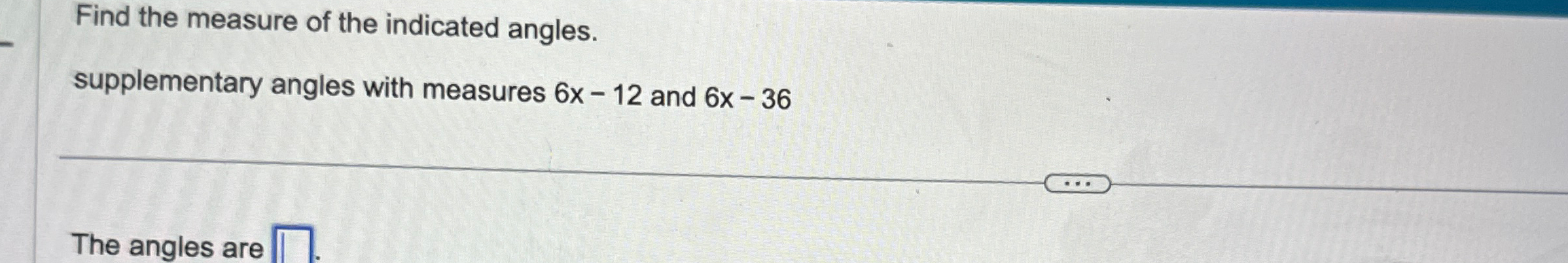 Solved Find the measure of the indicated | Chegg.com