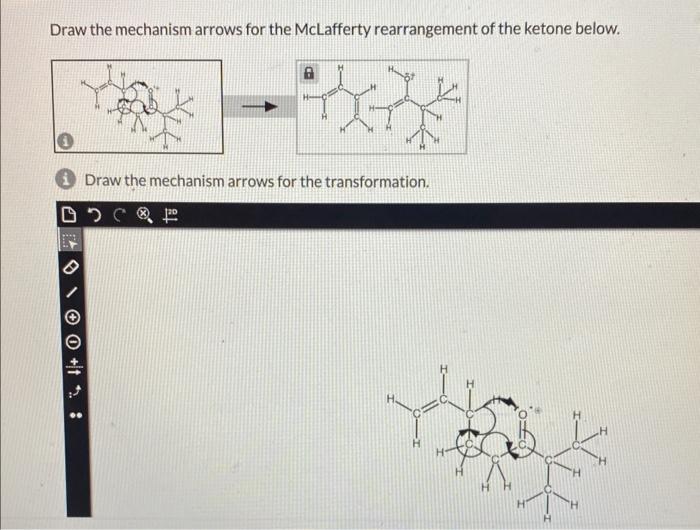 Solved Draw the mechanism arrows for the McLafferty | Chegg.com