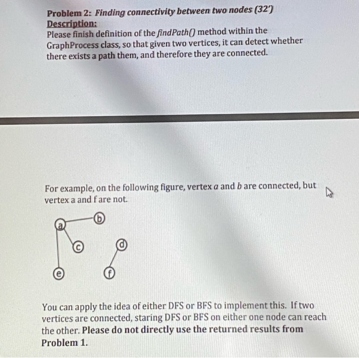 Solved You can apply the idea of either DFS or BFS to | Chegg.com