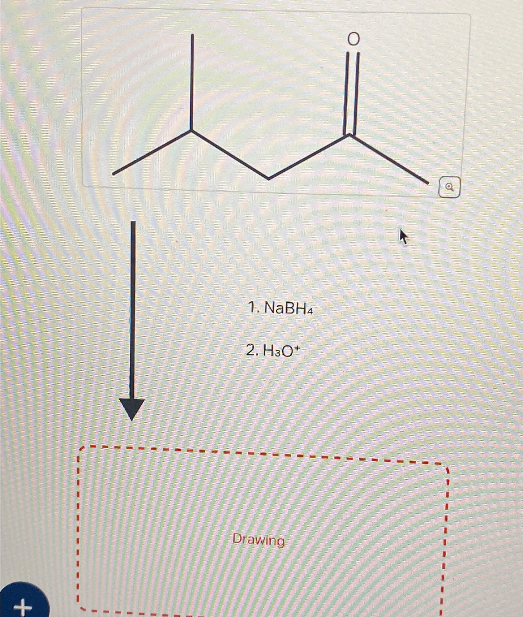 Solved NaBH4H3O+Drawing | Chegg.com