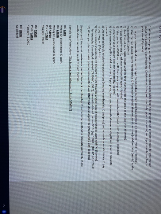 Solved 2. Write a Java program that calculates sales price | Chegg.com