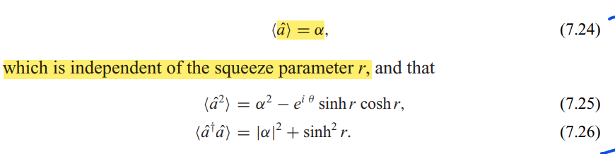 Solved For The Squeezed Coherent State Show That