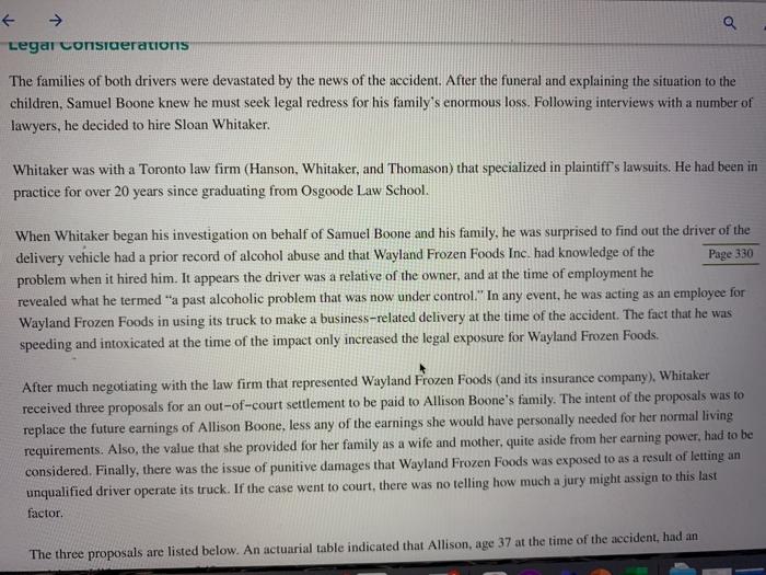Solved Allison Boone, M.D. Allison Boone had been practising | Chegg.com