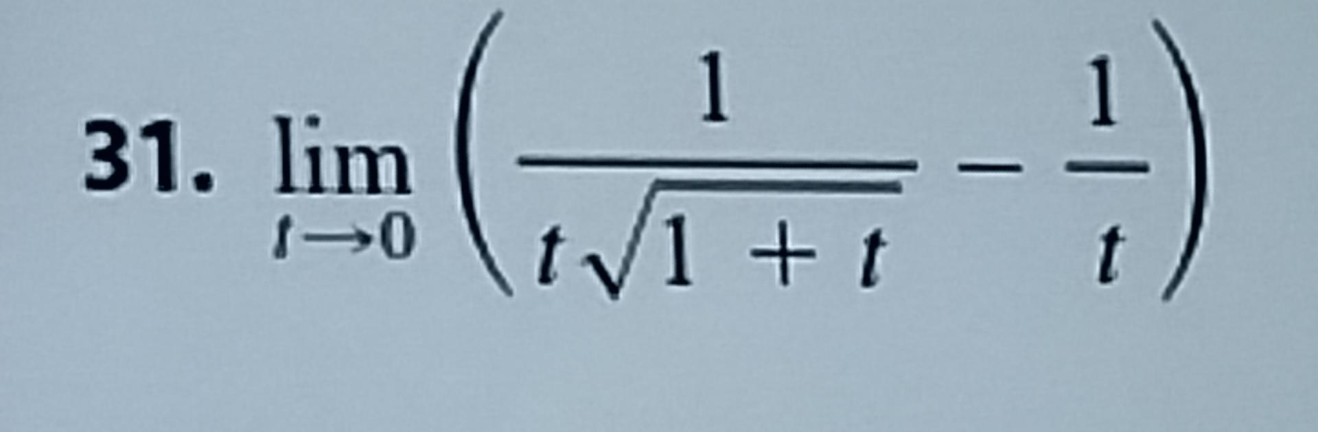 Solved evaluate if the limit exists (1/tlimt→0(1t1+t2-1t) | Chegg.com