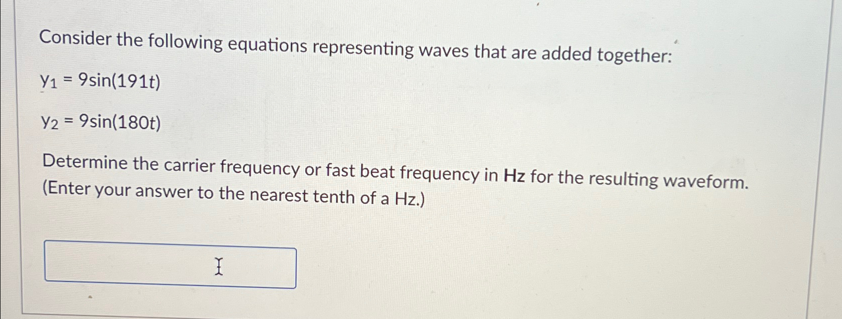 Solved Consider the following equations representing waves | Chegg.com