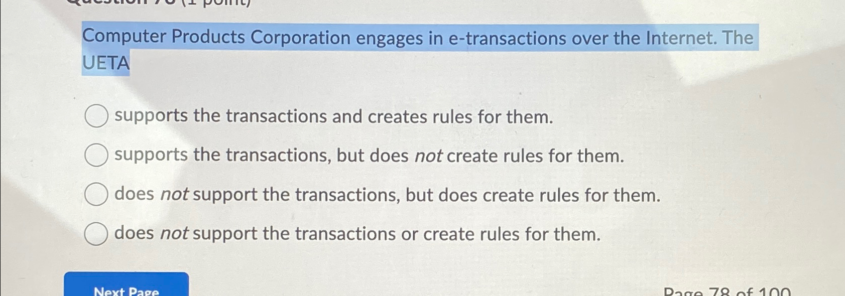 Solved Computer Products Corporation engages in | Chegg.com