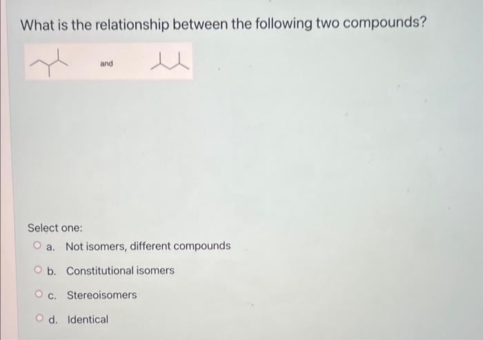 Solved What is the relationship between the following two | Chegg.com