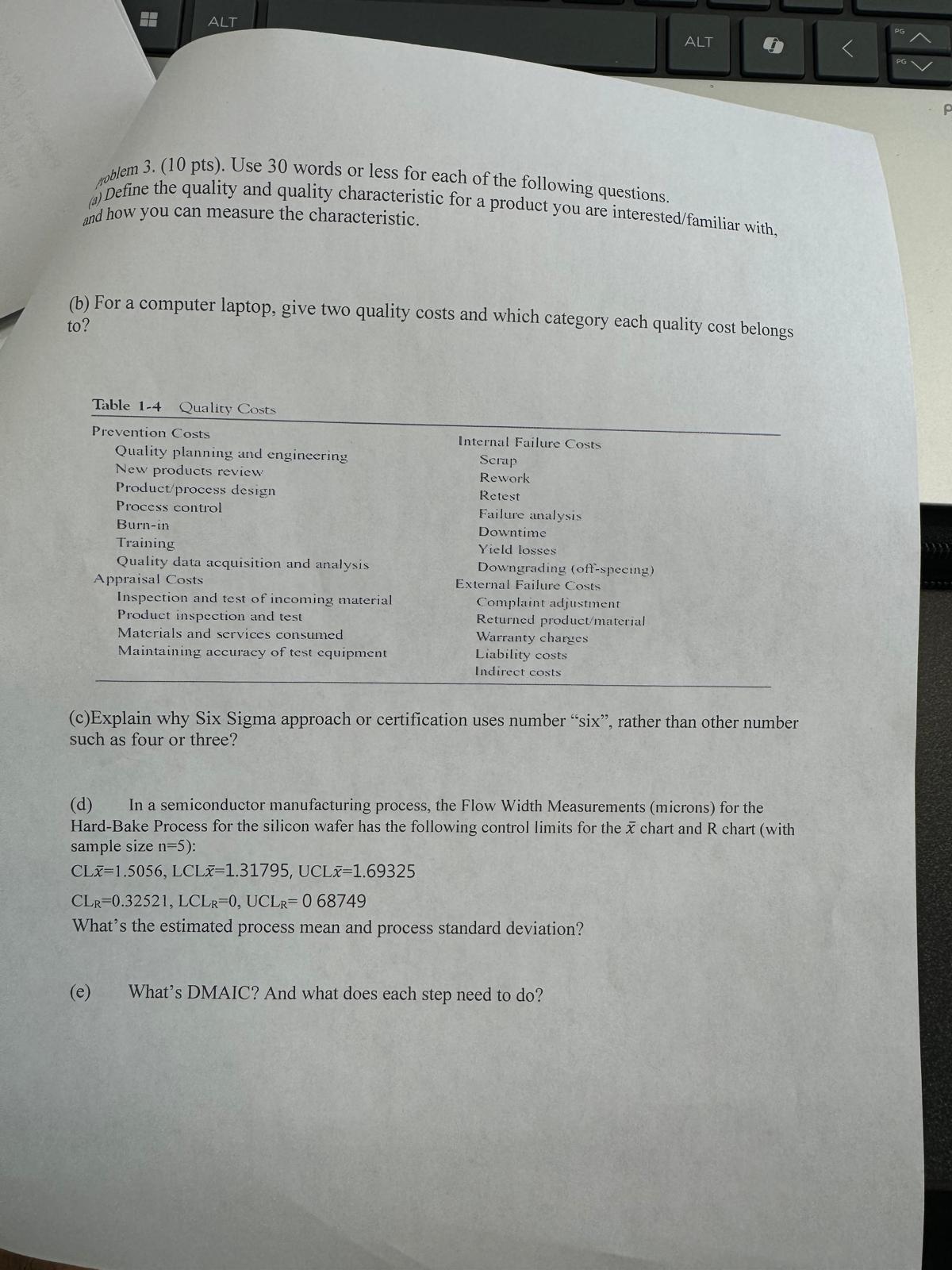 Solved poblem 3. ( 10 pts). ﻿Use 30 ﻿words or ﻿less for each | Chegg.com