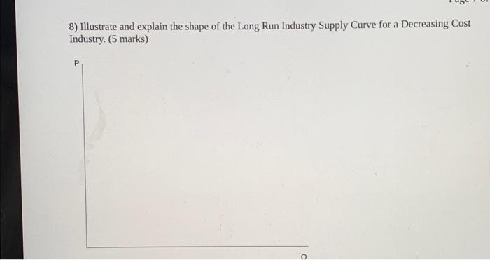 Solved 8) Illustrate and explain the shape of the Long Run | Chegg.com