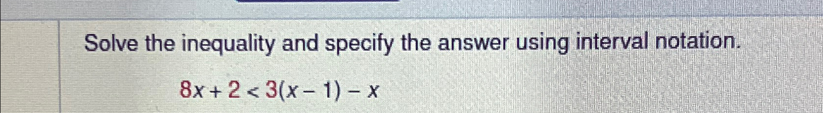 Solved Solve the inequality and specify the answer using | Chegg.com Solved Solve the inequality and specify the answer using | Chegg.com