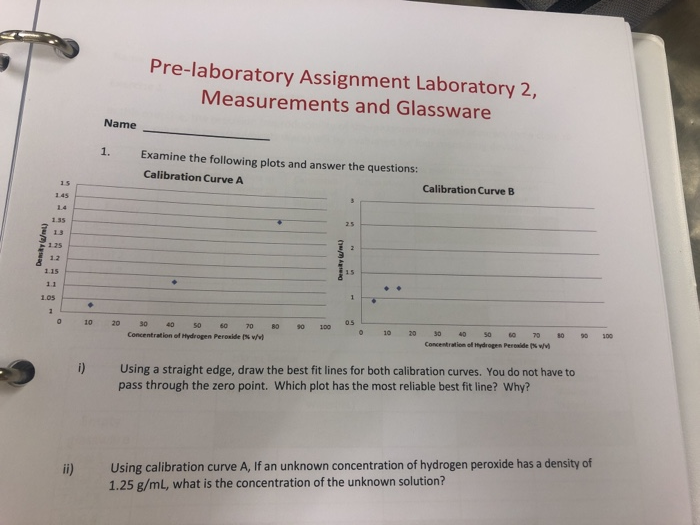 Solved Pre-laboratory Assignment Laboratory 2, Measurements | Chegg.com