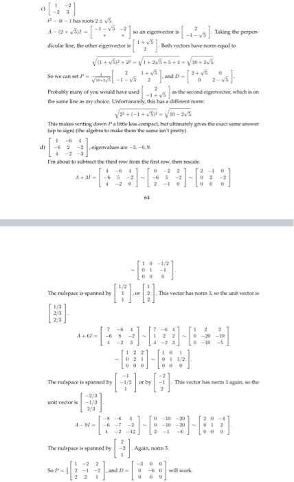 Solved 9.M.3 Find the spectral decomposition of the | Chegg.com