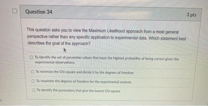 Solved This question asks you to view the Maximum Likelihood | Chegg.com