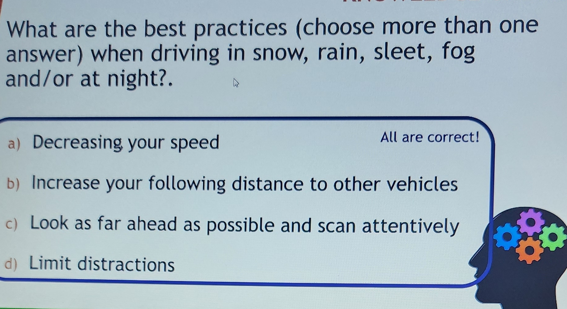Solved What are the best practices (choose more than one | Chegg.com
