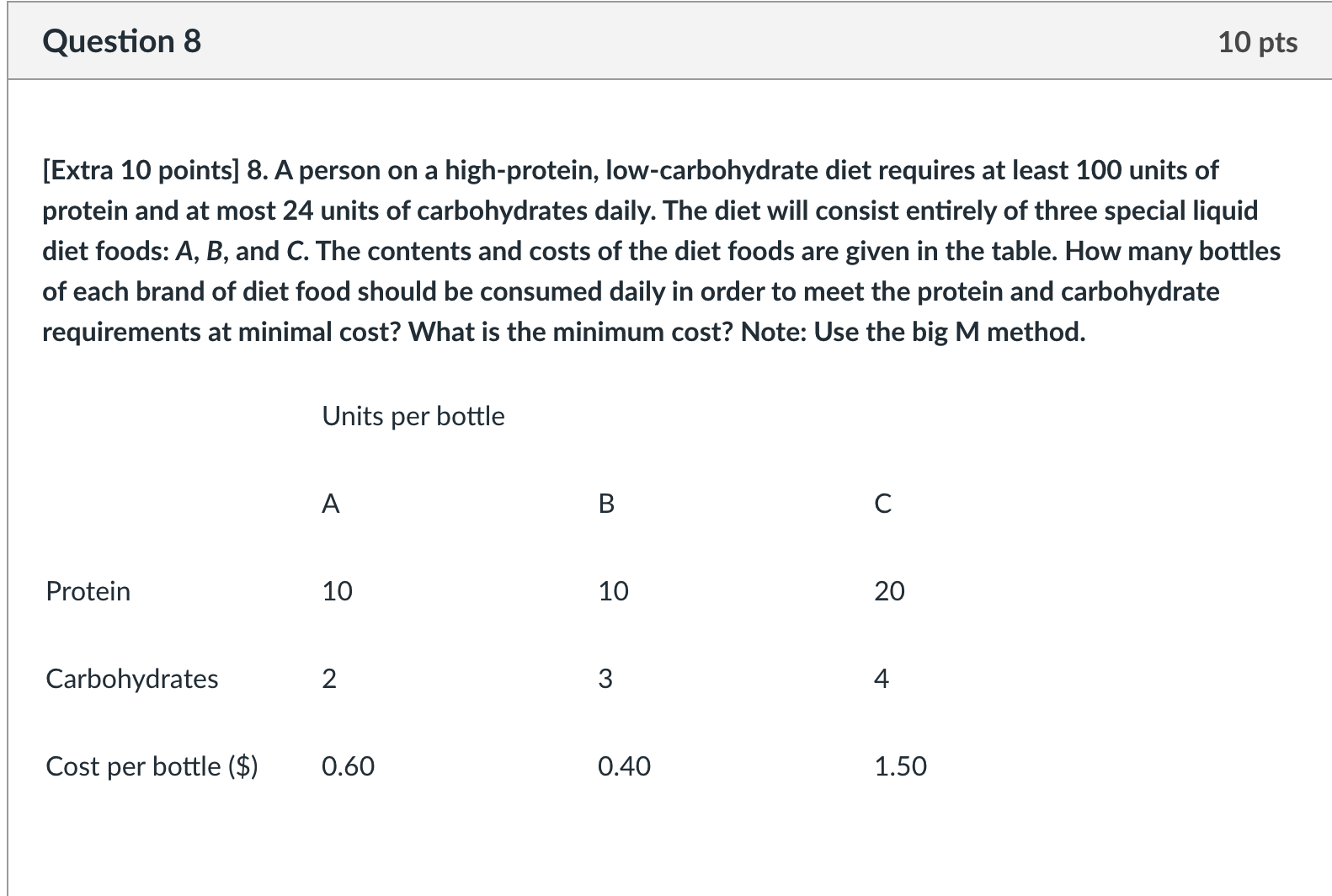 Solved Question 8[Extra 10 ﻿points] 8. ﻿A person on a | Chegg.com