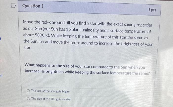 This activity helps you explore an interactive H−R | Chegg.com